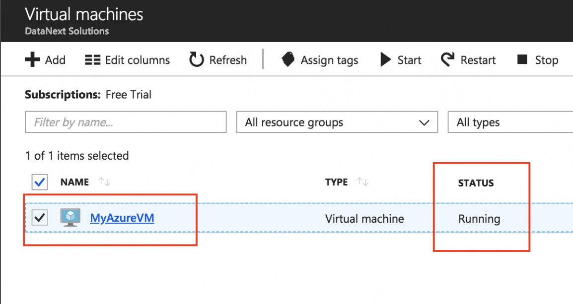 Create Linux Virtual Machine in Azure | DataNext Solutions